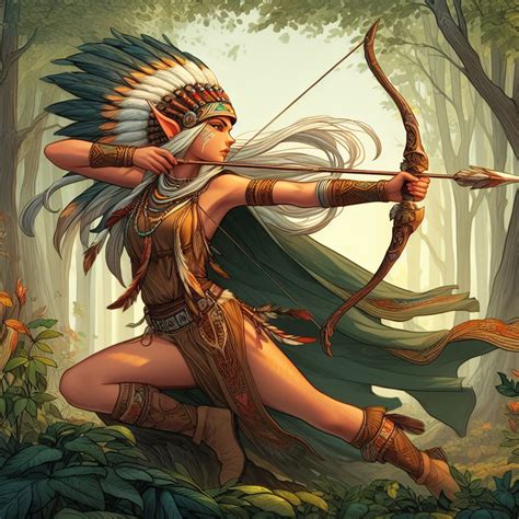 Native American Elf 35 Ai By Karlottarenwa On Deviantart