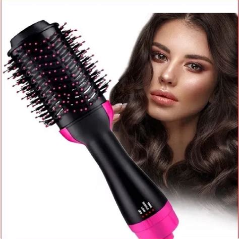 Escova Profissional 3 Em 1 Alisa E Seca Alisa E Modela Seu Cabelo 127v