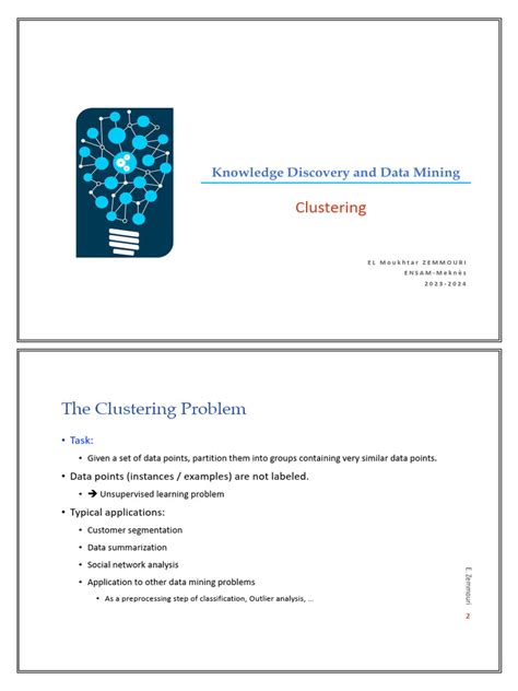 08 data mining clustering pdf cluster analysis artificial