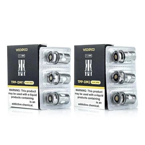 Voopoo Tpp Mesh E Cigarette Coils Dm1 Dm2 Replacement Coil Head For