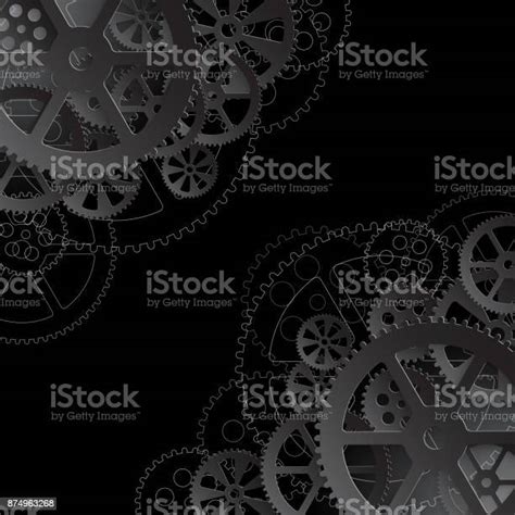 Gears 배경기술 강철에 대한 스톡 벡터 아트 및 기타 이미지 강철 개념 개체 그룹 Istock