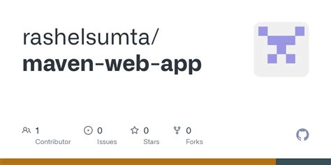 GitHub Rashelsumta Maven Web App