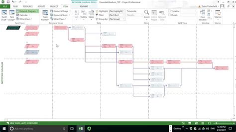 Efficiently Display Your Ms Project Network Diagram On One Page