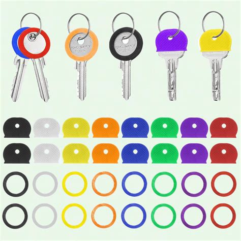 32pcs Color Key Identifiers Soft Pvc Coding Rings For Easy Key Identification 2 Styles 8 32pcs Color Key Identifiers Soft Pvc Coding Rings For Easy Key Identification 2 Styles 8