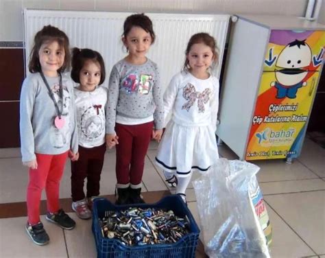 Öğrencilerden Atık Pil Toplama Kampanyası Haberler