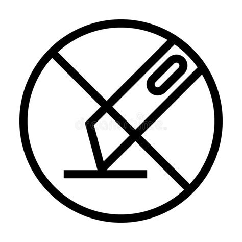 No Cutter Icon No Use The Cutter Do Not Open With Knife Do Not Use