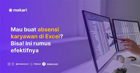 Cara Membuat Absen Di Excel Dan Rumus Perhitungannya