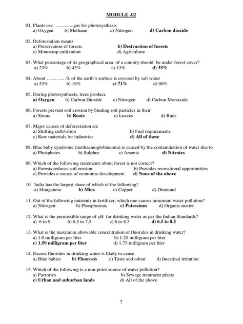 Module 2 Mcq Pdf Energy Development Fuels