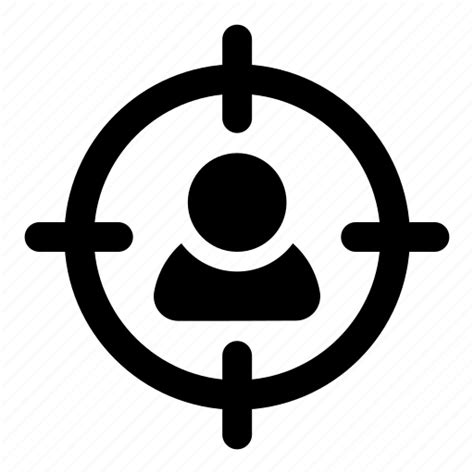 Glyph Target Audience Targeting Audiences People Icon Download On Iconfinder