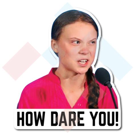 Greta Thunberg Sticker The Pixel Shop Au