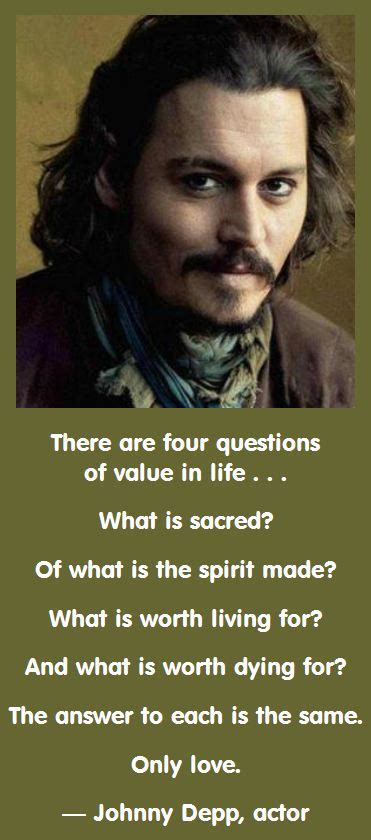 Johnny Depp Quotes About Love Quotesgram