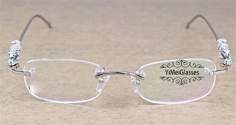 Cartier PanthÈre Metal Diamond Classic Rimless Eyeglasses Ct6384086