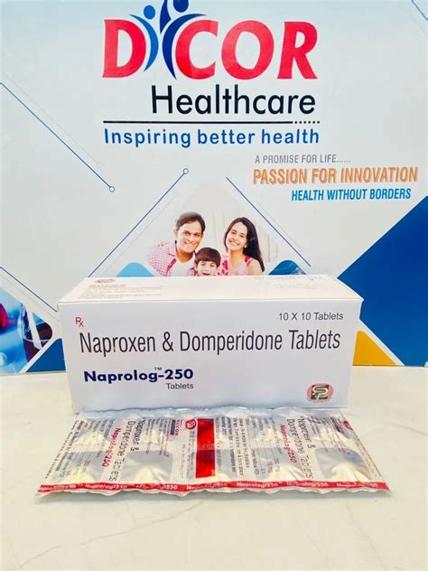 Naproxen 250mg Domperidone 10mg At ₹ 800box Naprox D Tablet In Sirsa
