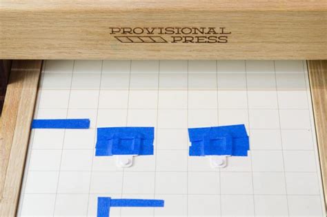 Printmaking Registration Pins Rasterweb