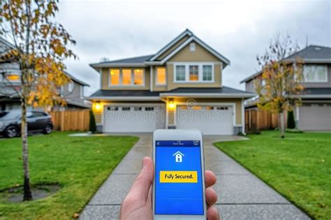 Mobile App Control For Smart Home Security System With User Interface