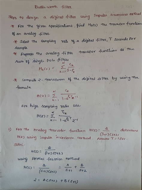 Dsp Digital Signal Processing Notes Pdf