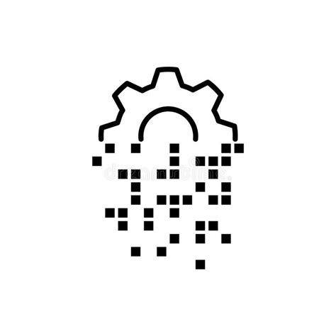 Digital Transformation Icon Vector Illustration Stock Vector Illustration Of Information