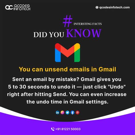 Qcodesinfotech Productivitytip Gmailfeature Qcodes Infotech Llp