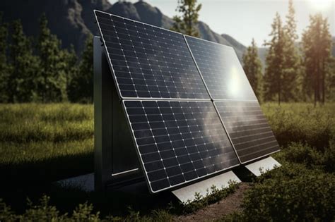 Premium Photo Photovoltaic Solar Panels Ai Generative