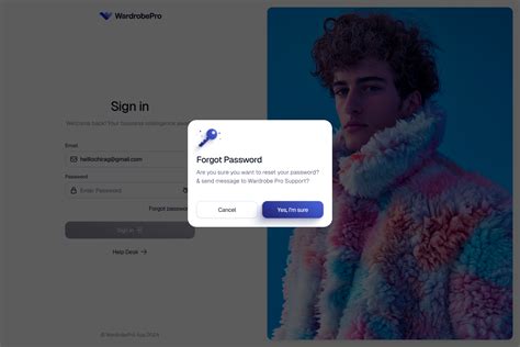 Forgot Password Dialog Box By Chirag Madhu Designs By Chirag On Dribbble