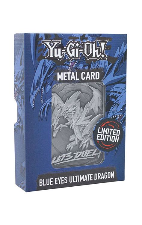 Yu Gi Oh Metal Card Blue Eyes Ultimate Dragon Limited Edition Cosmic