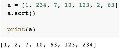 Python 리스트 정렬하기 Sort Sorted