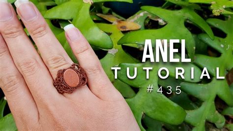 Como Fazer Um Anel Em Macrame 435 DEDE TUTORIAIS YouTube
