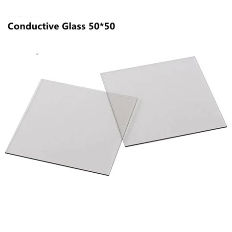 50x50x1 1mm 10 Sq 25 50pcs Lab ITO