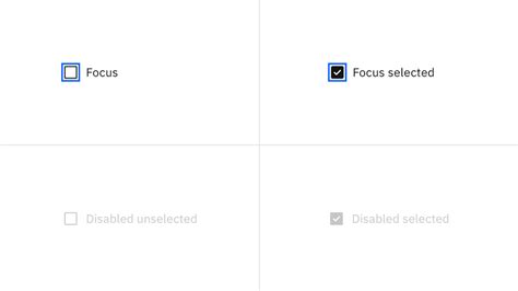 Checkbox Carbon Design System