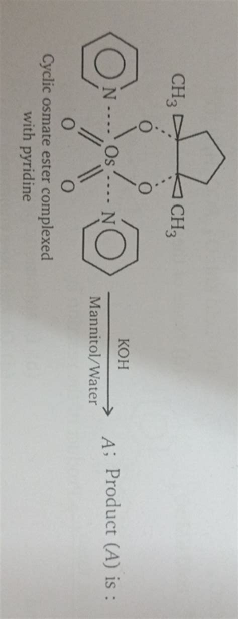 Cyclic Osmate Ester Complexed With Pyridine Filo