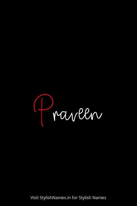 3d Praveen Kumar Name Wallpaper