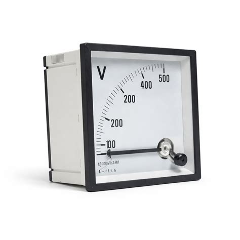 Voltmetër Analog 0500v 72x72 Mm Për Panele Elektrike Elektroam