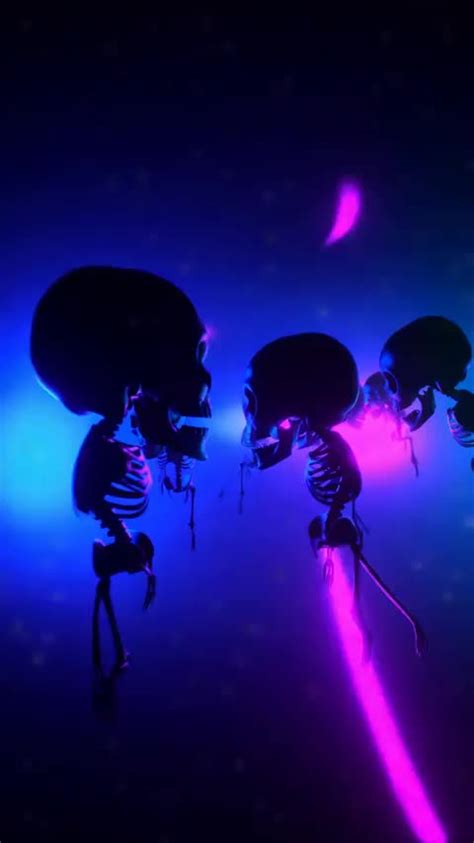 Dark Neon Skulls Video Album On Imgur