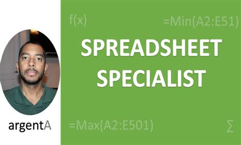 Create Or Edit Your Excel Spreadsheets By Robert Argenta Fiverr