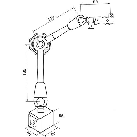 Flexible Magnetic Dial Incicator Stands Alpa