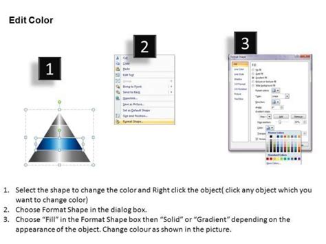 PowerPoint Process Graphic Pyramid Four Ppt Theme