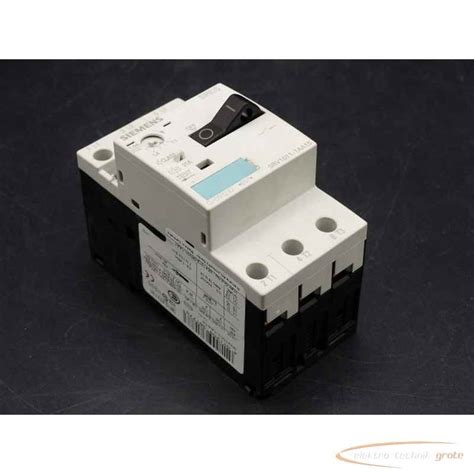 Siemens 3RV1011 1AA15 Leistungsschalter 1 1 1 6A Gebraucht Kaufen