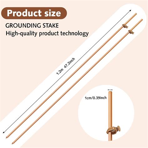 3 Pcs Grounding Rod 4 Ft Portable Electrical Copper Australia Ubuy