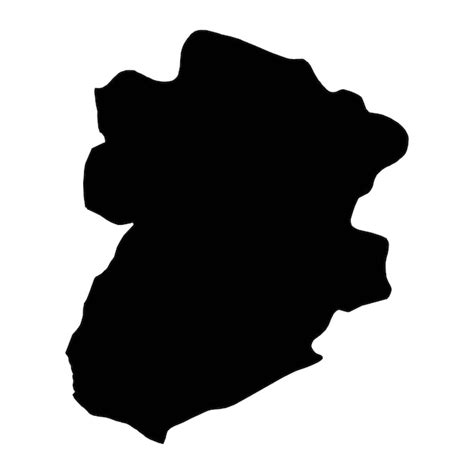 Carte Du Gouvernorat De Kasserine Division Administrative De La Tunisie