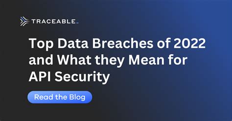 Top Data Breaches Of And What They Mean For Api Security