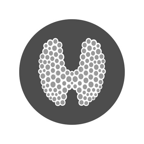 Thyroid Gland Graphic Sign Stock Vector Illustration Of Education