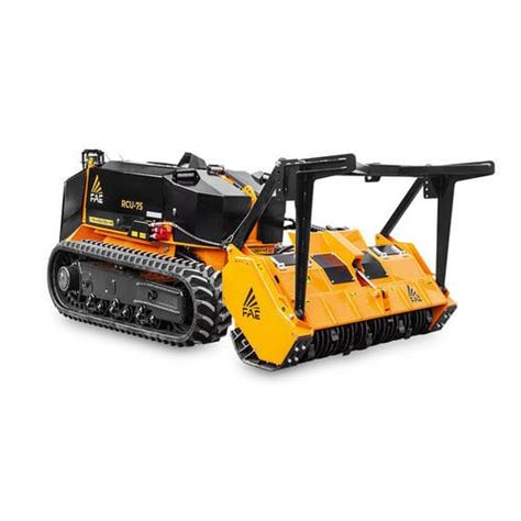 self propelled wood shredder rcu75 fae group s p a remote