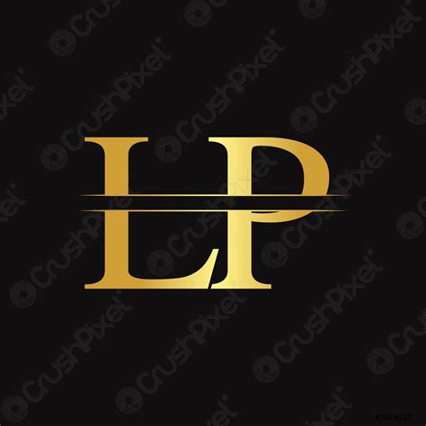 Diseño de logotipo de la letra de lp inicial vector de stock Crushpixel