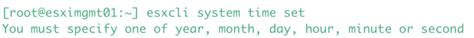 Set Vmware Esxi Date And Time Using Esxcli Virtualization Dbaas