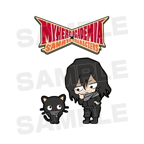 My Hero Academia X Sanrio Characters Shota Aizawa X Chococat T Shirt