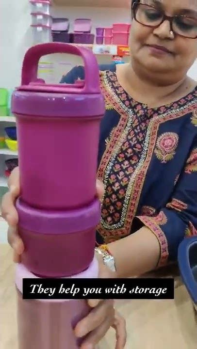 Twist And Stack Containers At Tupperware Exclusive Store Shahibaug