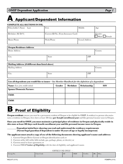Dependent Application 2011 Coverageforall Fill Out Sign Online