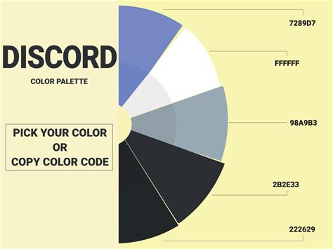 Discord Color Palette 15601590 Vector Art At Vecteezy