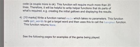 solved 1 [20 marks] write a function named enter guess