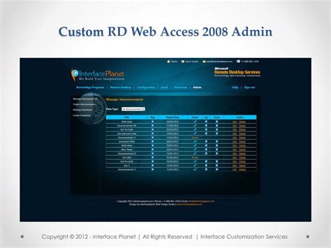 ppt rdweb access 2008 powerpoint presentation free download id 1176156